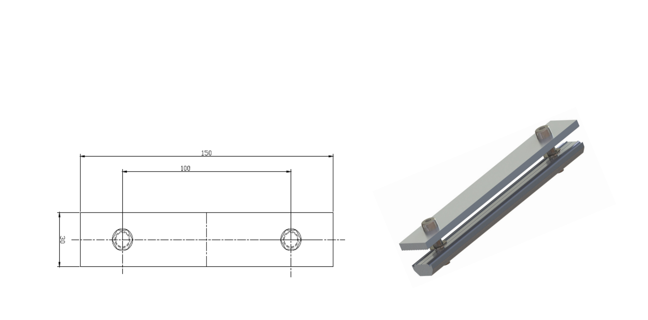 Antai T Universal Rail Splice – Solar Mounting Joiner