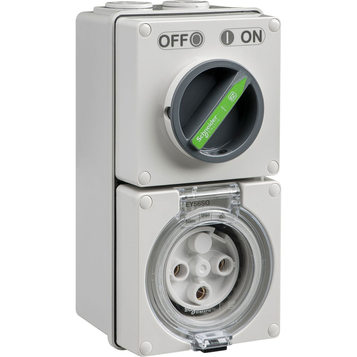 Clipsal 32A 3 Pin Switched Socket | Easy56 IP66 | PowerTranz